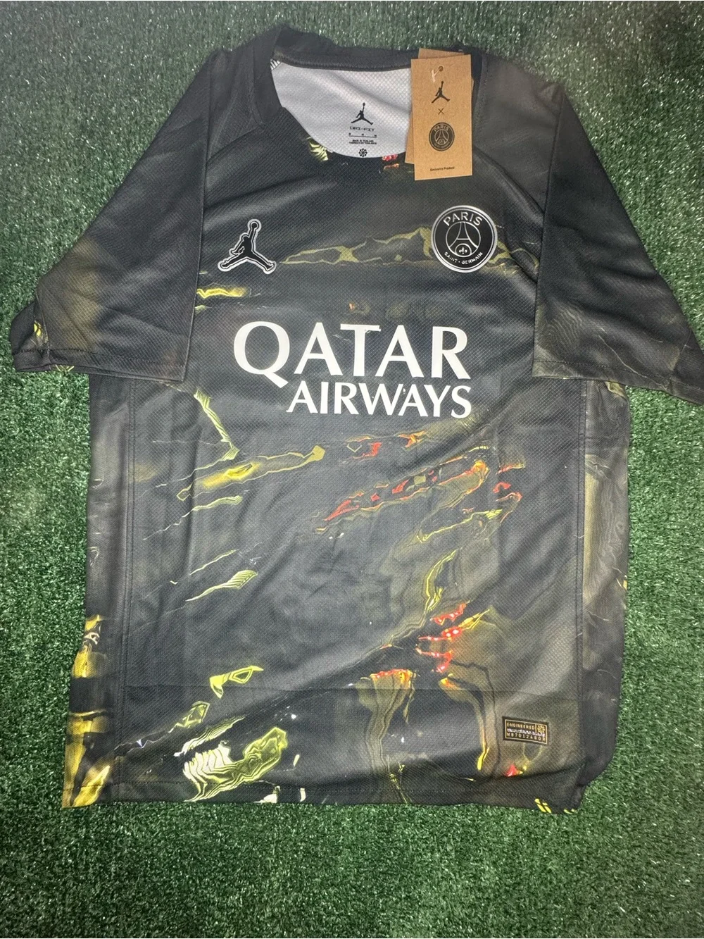 Jordan | Shirts | Paris Saintgermain X Jordan Black Marble Soccer ...